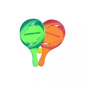 Swimline Children's Swimming Pool Paddle Set - 15" - Green and Orange ...