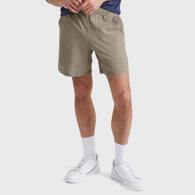 Hanes Originals Men's Cotton Shorts, 7" Oregano Heather S : Target