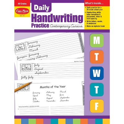 Evan-moor Educational Publishers Daily Handwriting Practice Book ...