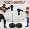 Freestanding Punching Bag with Adjustable Height, EVA Foam Boxing Ball ...