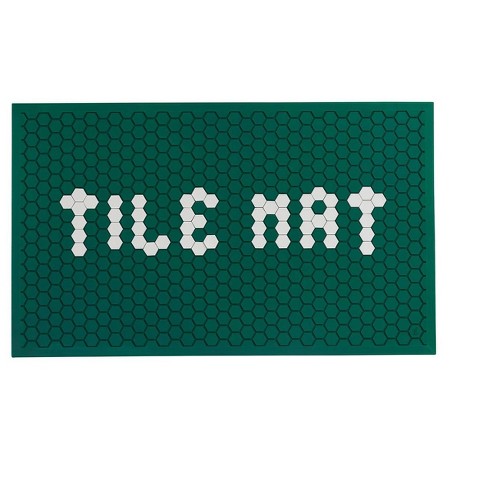Letterfolk Standard Tile Mat - Dark Green/standard : Target
