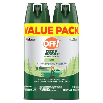 Off! Deep Woods Mosquito Repellent Bug Spray - 2.5oz : Target