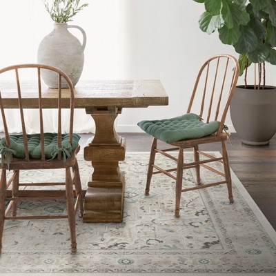 Ruggable Kamran Washable Vintage Persian Area Rug - Ivory Opal 5'x7 ...