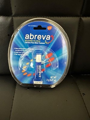 Abreva Docosanol 10% Cream Cold Sore/fever Blister Treatment Pump - 0 ...