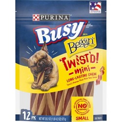 Purina Busy Bone Tiny Chewy Pork Flavor Dog Treats - 30ct : Target