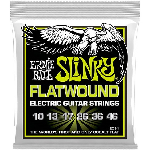 Ernie Ball Regular Slinky Flatwound Electric Guitar Strings 10-46 : Target
