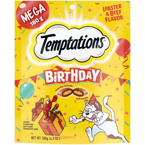 Temptations Birthday Lobster And Beef Cat Treats - 6.3oz : Target