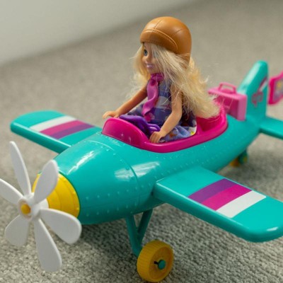 Barbie Chelsea Can Be… Plane Doll & Playset, 2-seater Aircraft With ...