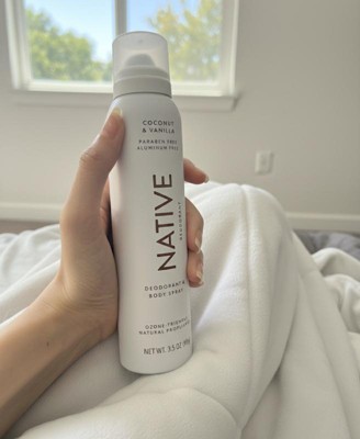 Native Spray Deodorant for Women & Men - Coconut & Vanilla - Aluminum ...