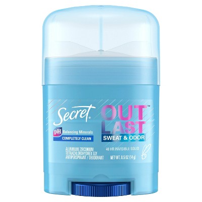 Secret Outlast Invisible Solid Antiperspirant And Deodorant ...