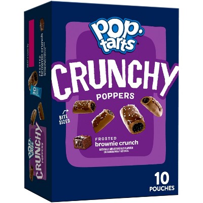 Pop-Tarts Crunchy Poppers Frosted Brownie Crunch - 10ct / 10oz : Target