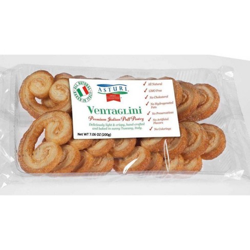 Asturi Ventaglini Premium Italian Puff Pastry - 7.06oz : Target