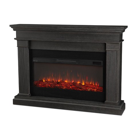 Beau 59" Landscape Electric Fireplace In Gray By Real Flame : Target