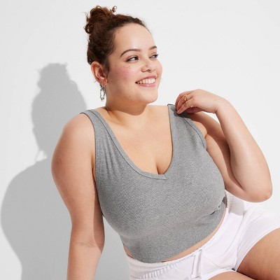 Women's Value Tiny Tank Top - Wild Fable™ Slate Gray 4x : Target