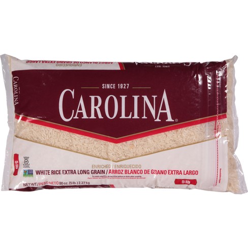 Carolina Enriched Extra Long Grain White Rice - 5lbs : Target