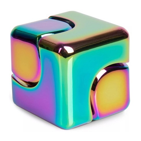 Bopster Fidget Spinner Cube | Multicolored Metallic : Target