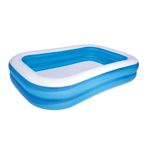 Bestway - H2ogo! Blue Rectangular 8'6" Inflatable Family Pool | Perfect ...