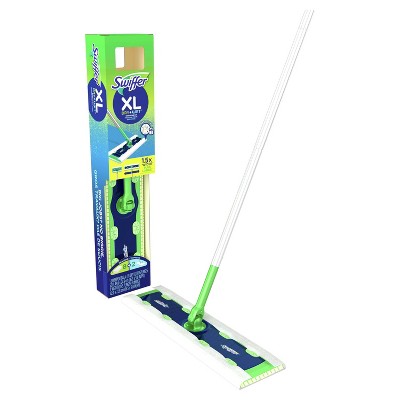 Swiffer Sweeper Dry + Wet Xl Sweeping Kit (1 Sweeper, 8 Dry Cloths, 2 ...