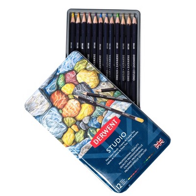 Pastel Pencils - Derwent 12ct : Target
