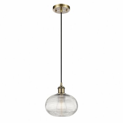 Innovations Lighting Ithaca 1 - Light Pendant In Antique Brass : Target