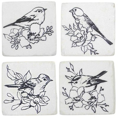Ganz 4.0 Inch Summer Wildflower Coasters Blooms Grow Furniture ...