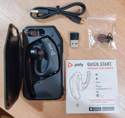 Plantronics Voyager 5200 Uc Headset - Single Ear / Mono Bluetooth ...