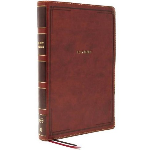 Nkjv, Thinline Bible, Giant Print, Leathersoft, Brown, Thumb Indexed, Red Letter Edition ...