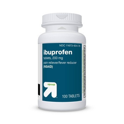 Ibuprofen (nsaid) Pain Reliever & Fever Reducer Tablets - 100ct - Up ...