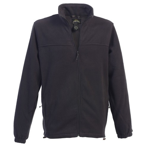 Gioberti Mens Full Zip Polar Fleece Jacket, Heather Charcoal, Large ...