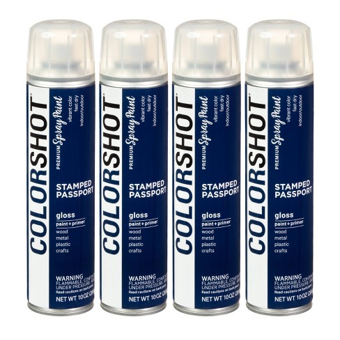 Colorshot Spray Paint Gloss Center Stage 10oz 4pk Value Set Purple : Target