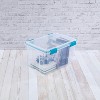 Sterilite 4-Pack 54 Qt Gasket Storage Boxes with Lids, Clear Stackable ...