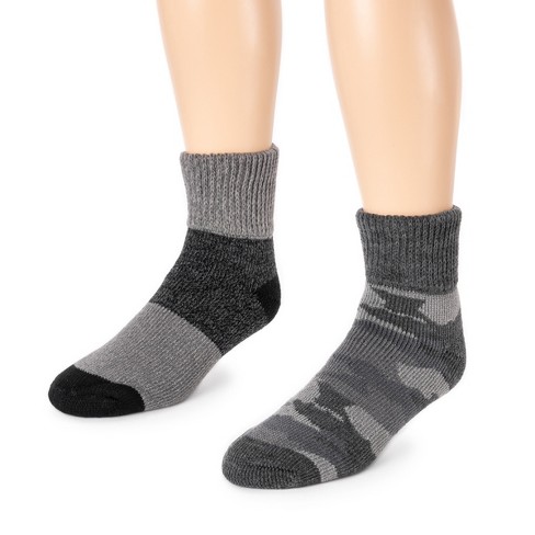 Heat Retainers By Muk Luks Men's 2 Pair Pack Short Heat Retainer : Target