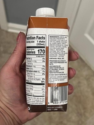 Quest Nutrition Ready To Drink Protein Shake - Coffee - 4ct : Target