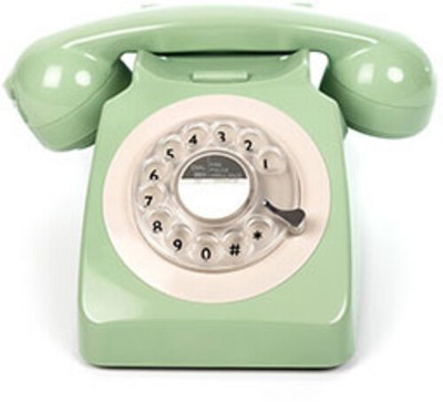 Gpo Retro Gpo746rmt 746 Desktop Rotary Dial Telephone - Mint Green : Target