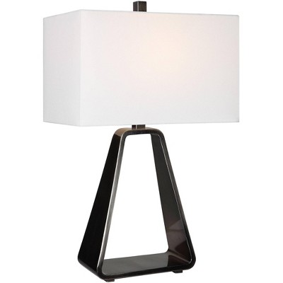 Uttermost Timber Black Stain Faux Wood Grain Accent Table Lamp : Target