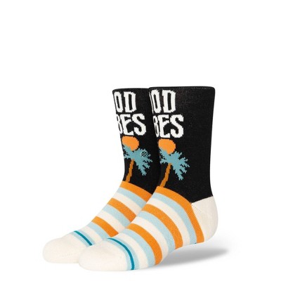 Stance Kids' Good Vibes Crew Socks - L : Target