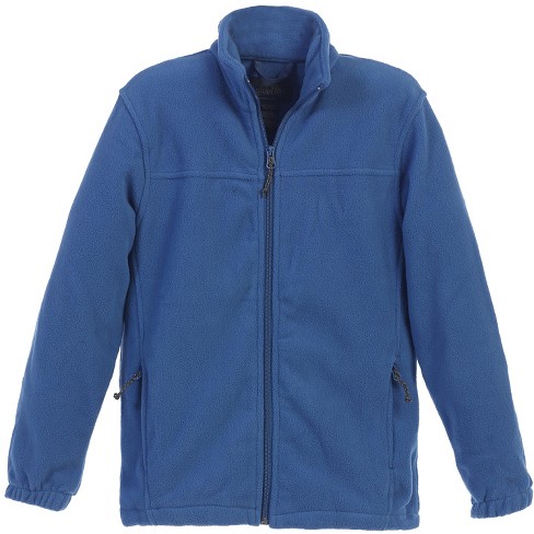 Gioberti Boys Full Zip Polar Fleece Jacket, Dark Blue, 7 : Target