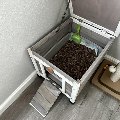 Standard Waste Cat Pan - Gray - L - Up & Up™ : Target