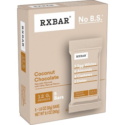 Rxbar Vanilla Almond Protein Bars - 5ct/9.15oz : Target