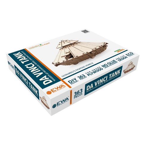 Ewa Eco-wood-art Da Vinci Tank 3d Wooden Stem Construction Kit : Target