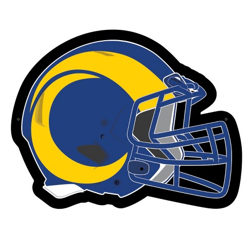Evergreen Ultra-thin Edgelight Led Wall Decor, Helmet, Los Angeles Rams ...
