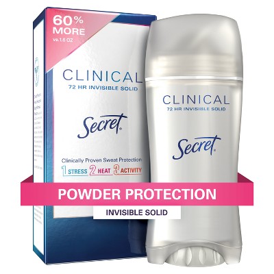 Secret Clinical Strength Completely Clean Invisible Solid ...