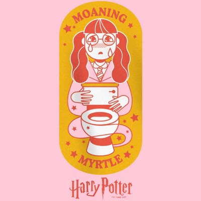 Girl's Harry Potter Moaning Myrtle Cartoon T-shirt - Light Pink ...