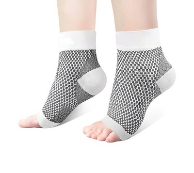 Evertone Pain Relief Compression Foot Sleeve Open Compression Sock- 2 ...