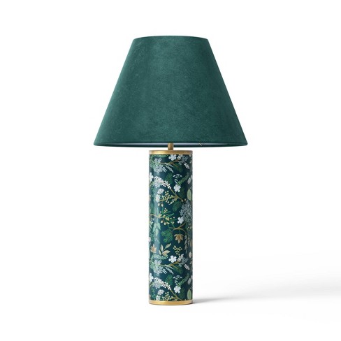Rifle Paper Co. X Target Decorative Lamp Base With Velvet Lampshade ...