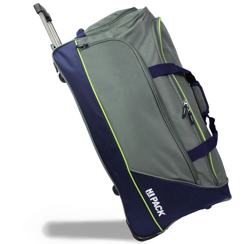 World Traveler Hipack Lightweight 28-inch Rolling Duffel Bag - Grey ...