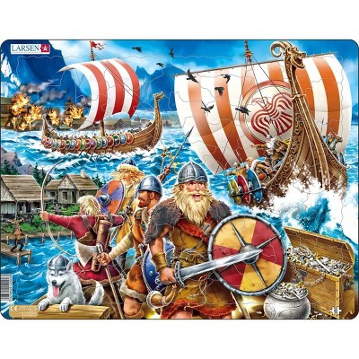 Larsen Puzzles American Prairie Kids Jigsaw Puzzle - 53pc : Target