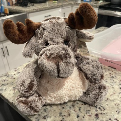 Aurora Sweet & Softer 12" Milo Moose Brown Stuffed Animal : Target