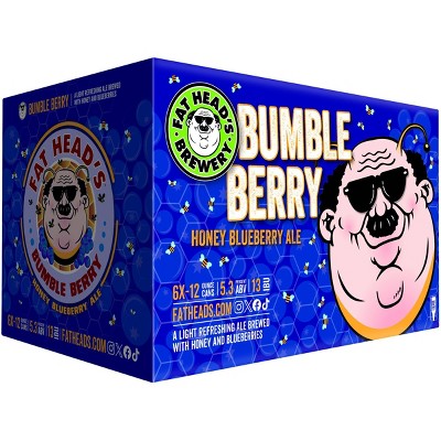 Fat Head's Bumble Berry Beer - 6pk/12 fl oz Cans : Target
