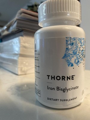 Thorne Iron Bisglycinate - 25 Mg - Optimal Absorption - Support Red ...